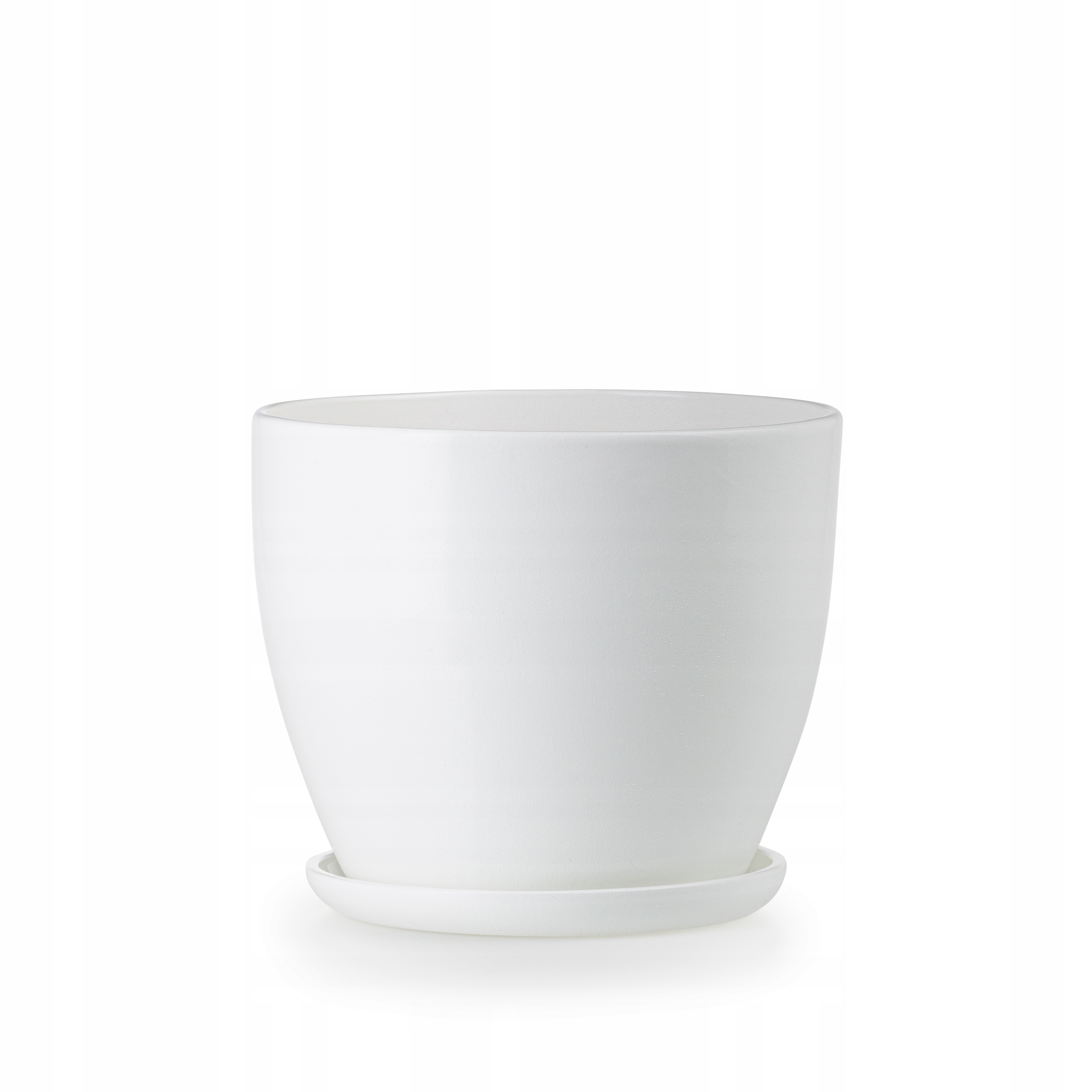 Doniczka ceramika biały FlowerPot 21 cm x 21 x 17 cm (5901828774980 ...