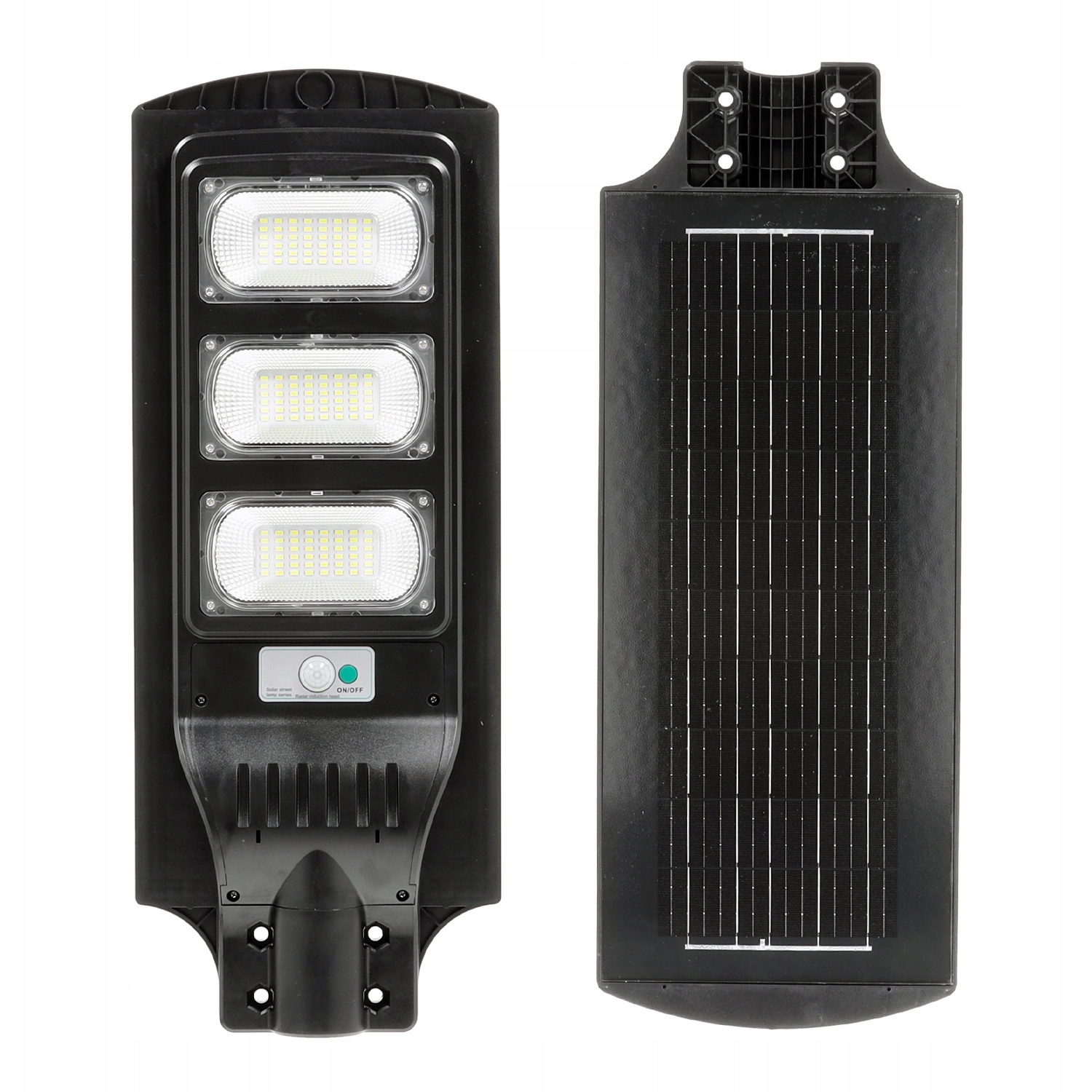 Oprawa ULICZNA LED 8W Lampa SOLAR Barwa ZIMNA BIAŁA Czujnik Ruchu IP54 ...