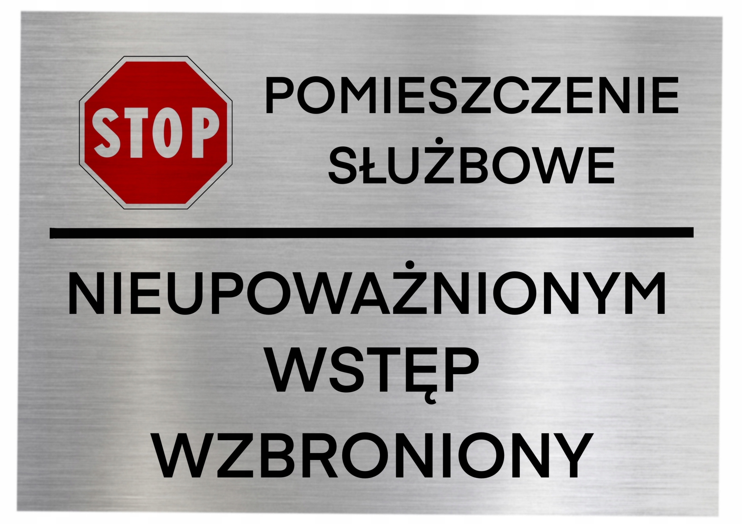 Tabliczka aluminiowa POMIESZCZENIE SŁUŻBOWE 30x20cm (AGWER) • Cena ... Tabliczka aluminiowa POMIESZCZENIE SŁUŻBOWE 30x20cm (AGWER) • Cena ...