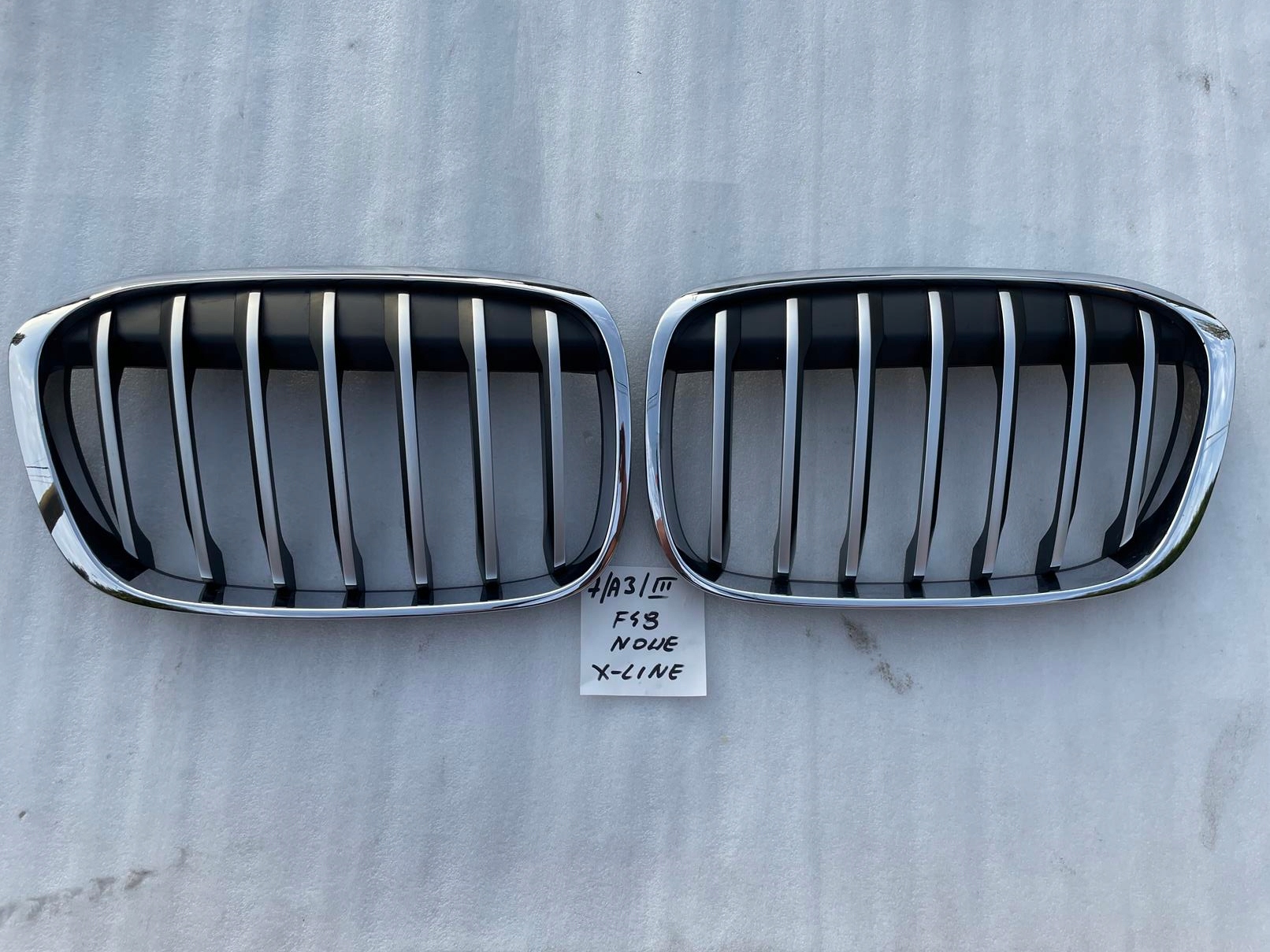 BMW X1 F48 przed liftem GRILL ATRAPA NERKI ZDERZAKA X-LINE NOWE ...