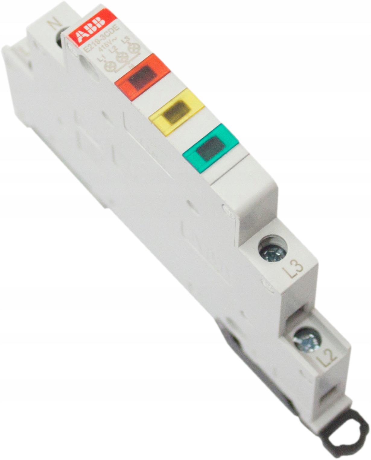 Modulárna kontrolka 230V 3F ABB trojfarebná signalizačná kontrolka 3-fázová - Allegro