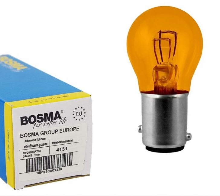 BOSMA ŻARÓWKA PY21/5W 12V BAY15D 4131 USA 15904353024138 za 3.00PLN z ...