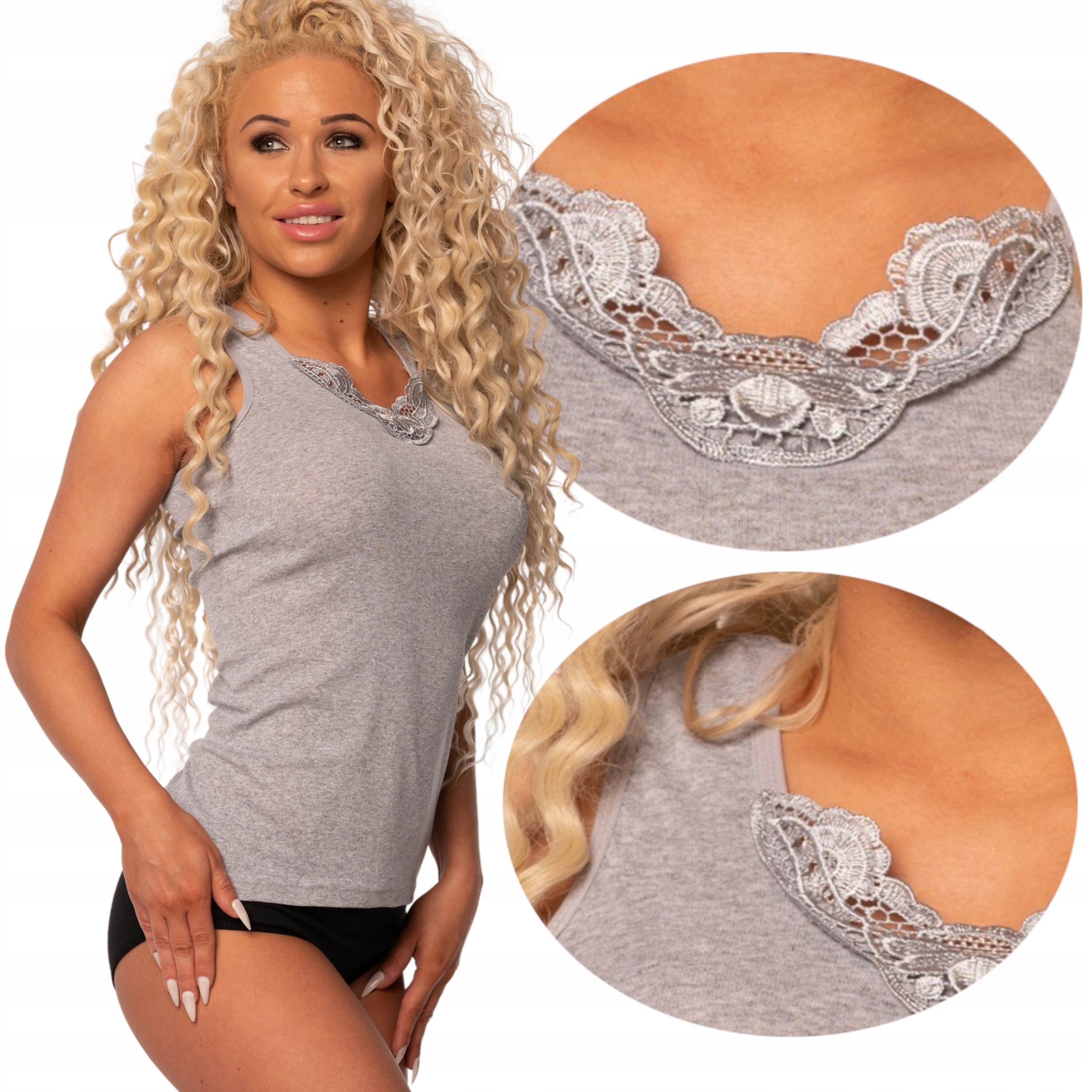 Bluzki bez Rękawa Damskie - Niska cena na Allegro