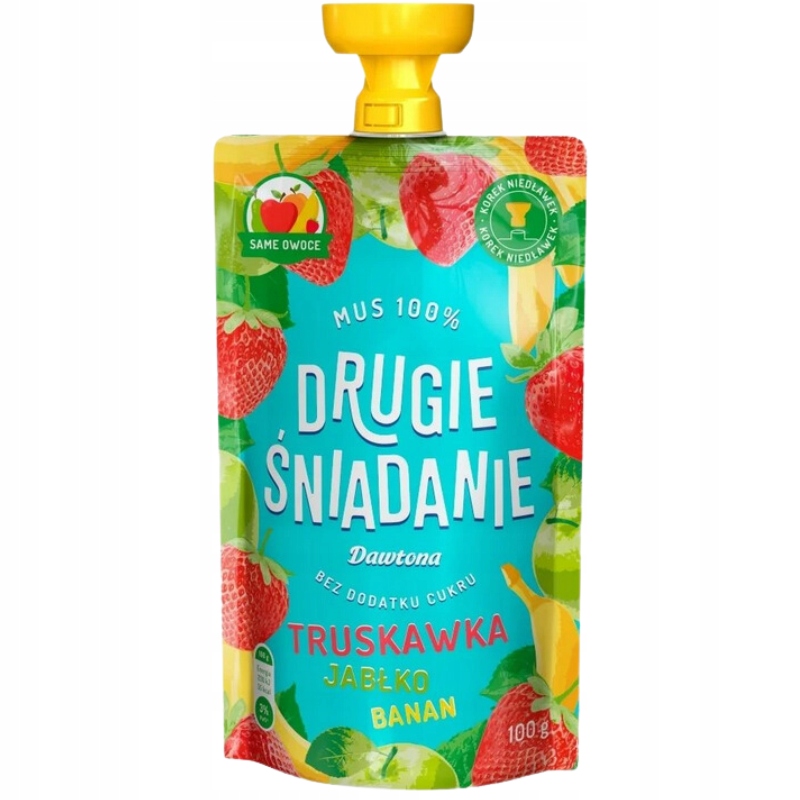 Mus Owocowy Truskawka Jabłko Banan 100 g Dawtona 13922760466 - Allegro.pl Mus Owocowy Truskawka Jabłko Banan 100 g Dawtona 13922760466 - Allegro.pl