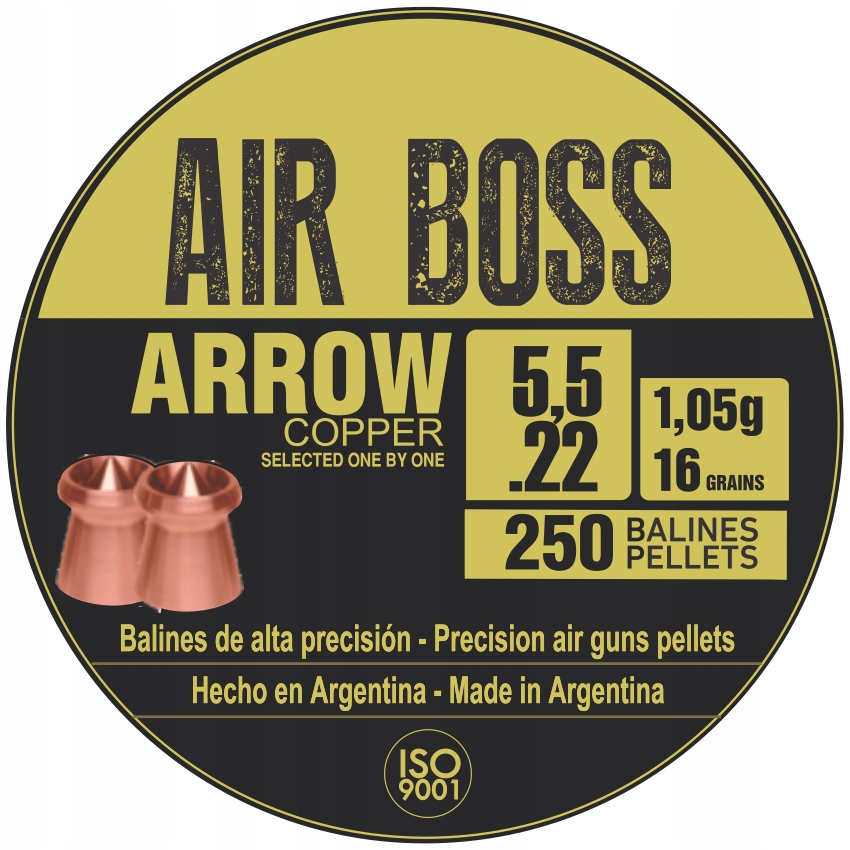 Śrut Apolo Air Boss Arrow Copper 5,5 mm 250 szt. - 5905247601056 ...