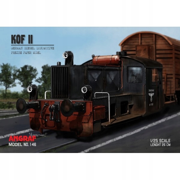 Angraf Model 146 Lokomotiva KOF II 1:25 za 291 Kč - Allegro