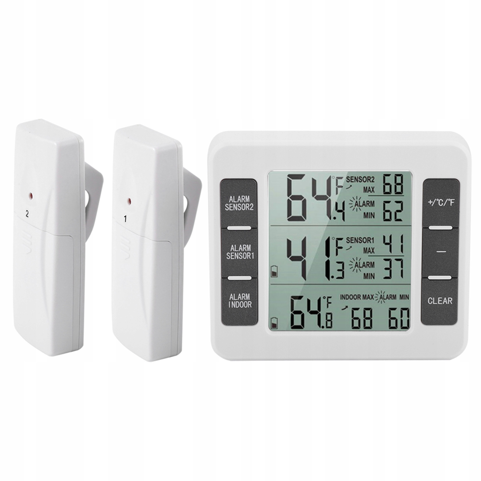 Bezprzewodowy Termometr z Alarmem Dźwiękowym - Niska cena na Allegro.pl