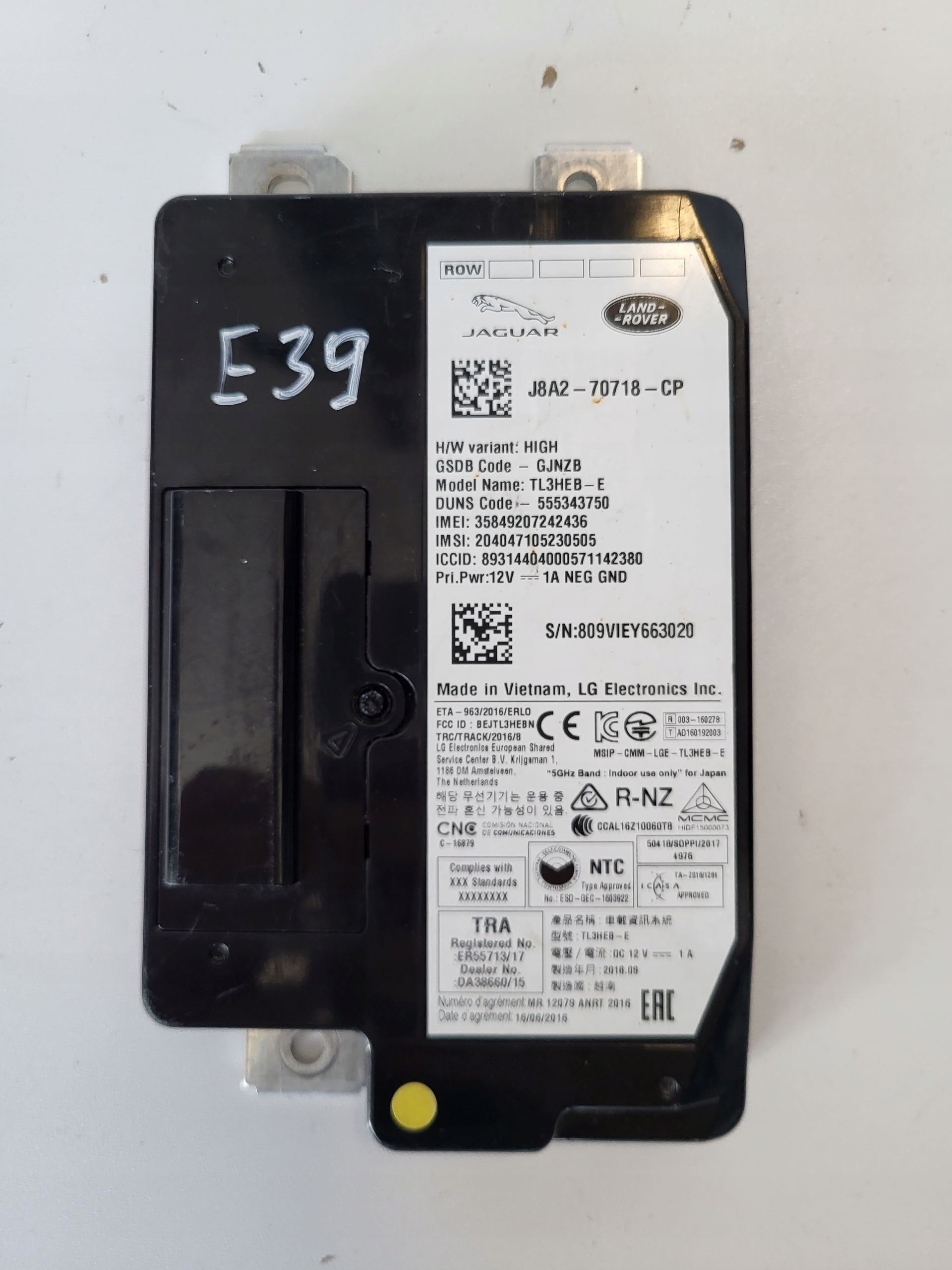 JAGUAR LAND ROVER MODUŁ TELEMATIC za 400.00PLN z SIERAKÓW - Allegro ...