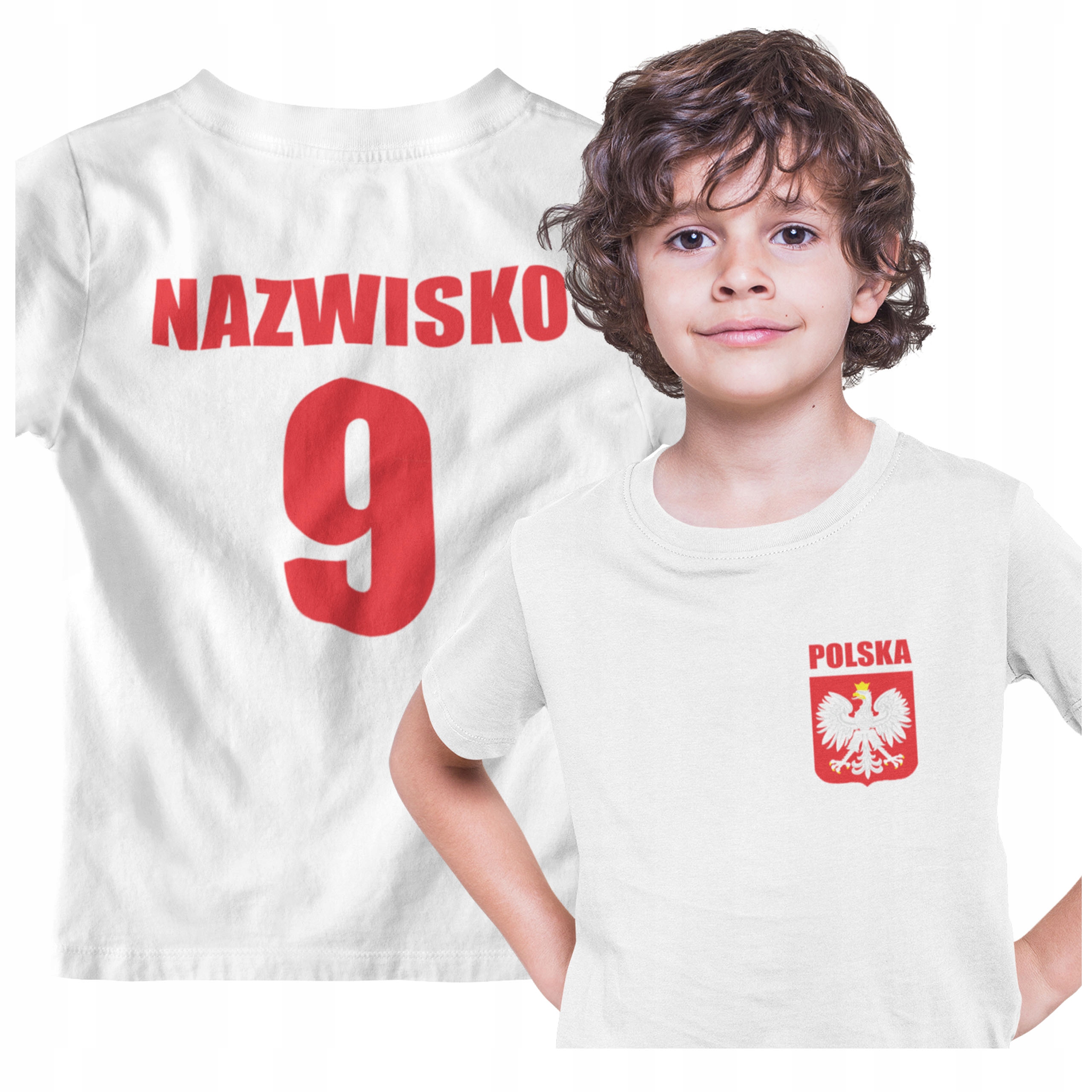 KOSZULKA POLSKA REPREZENTACJI POLSKI KIBICA NAPIS • Cena, Opinie • T ...