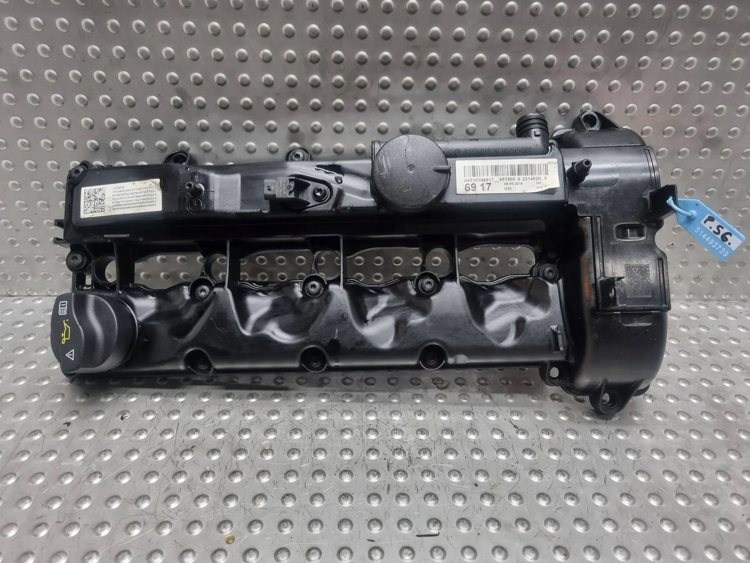 Pokrywa zaworów A6510109018 MERCEDES CLA W117 GLA W156 W176 2.2 CDI za ...