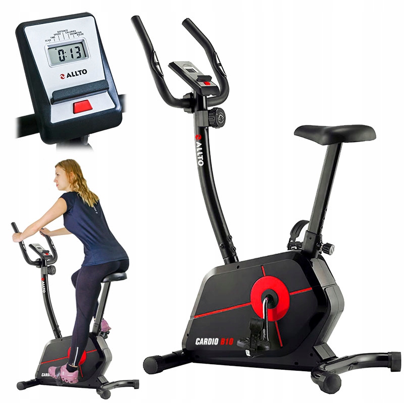 Rower treningowy magnetyczny pionowy ALLTO CARDIO B10 - 5903068664861 ...