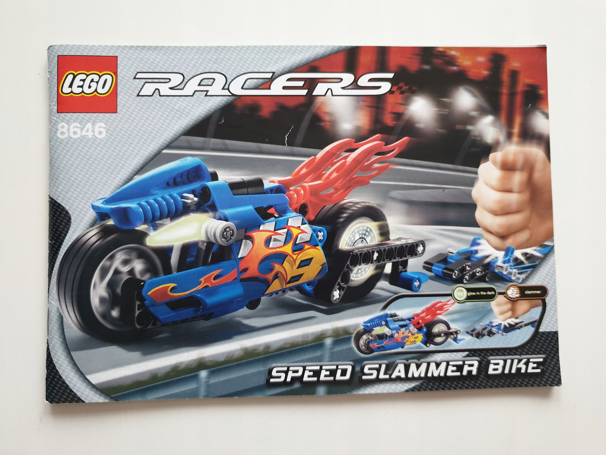 Instrukcja Lego Racers 8646 Speed Slammer Bike • Cena, Opinie ...