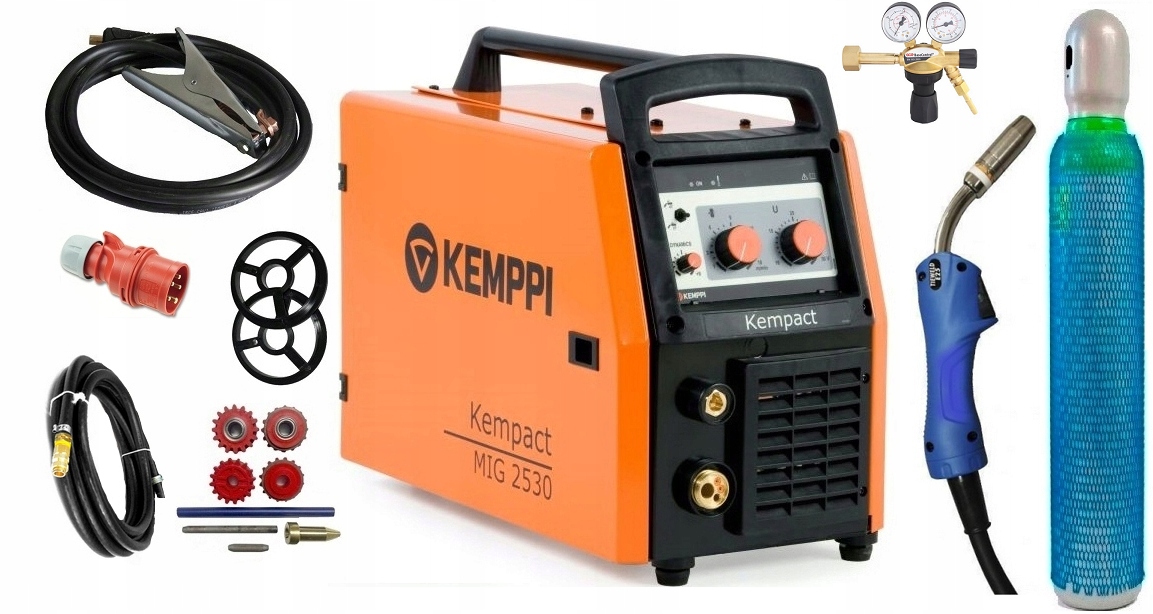 Spawarka MIG/MAG migomat KEMPPI KEMPACT 2530 inwertor 250A 400V bez ...