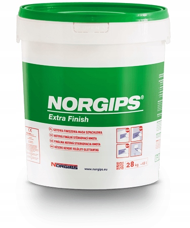 MASA NORGIPS EXTRA FINISH 28kg (5907651696574) • Cena, Opinie • Tynki i gładzie 10184536957 ...
