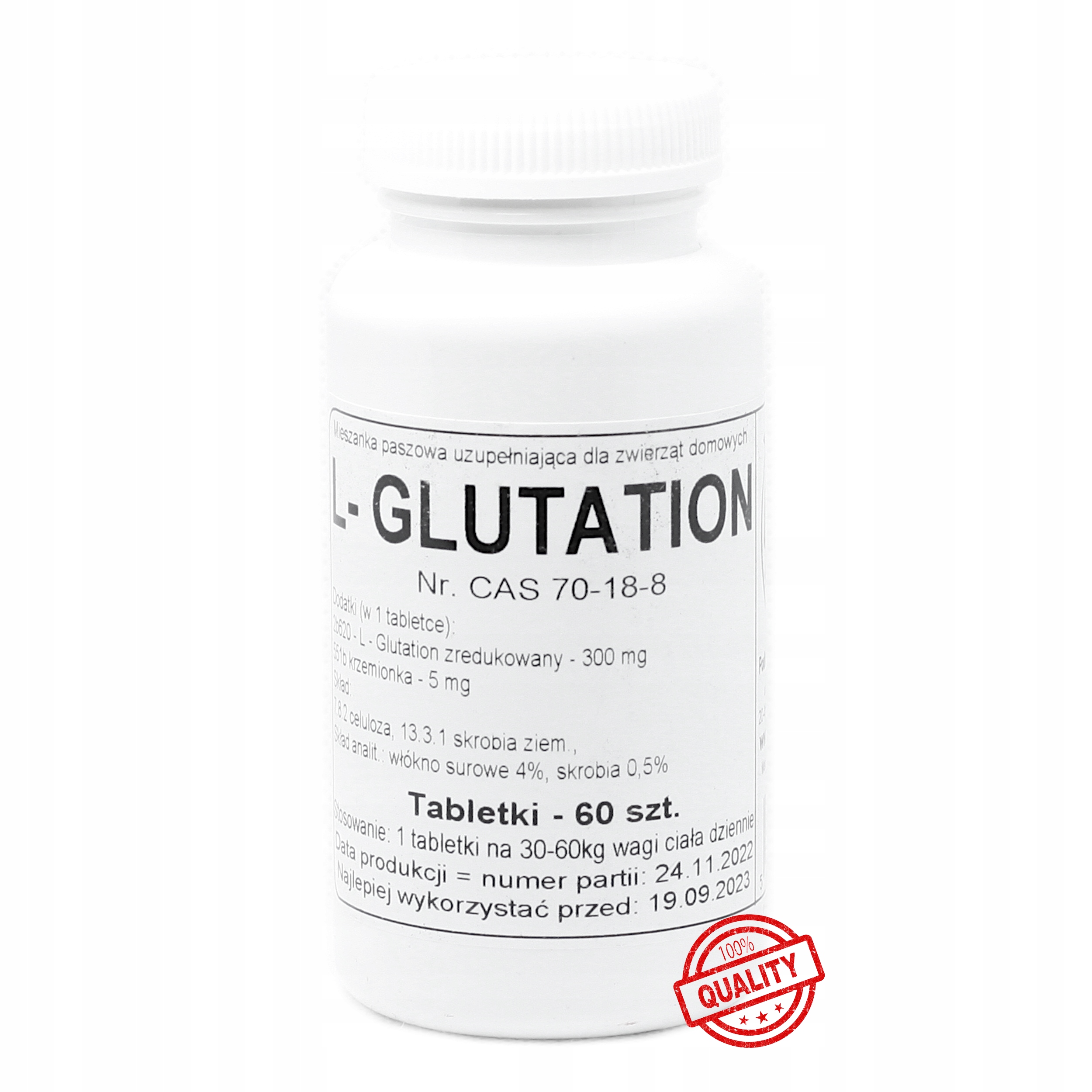 L- Glutation 300 mg 60szt. Podkowa antyoksydant 13291191500 - Allegro.pl