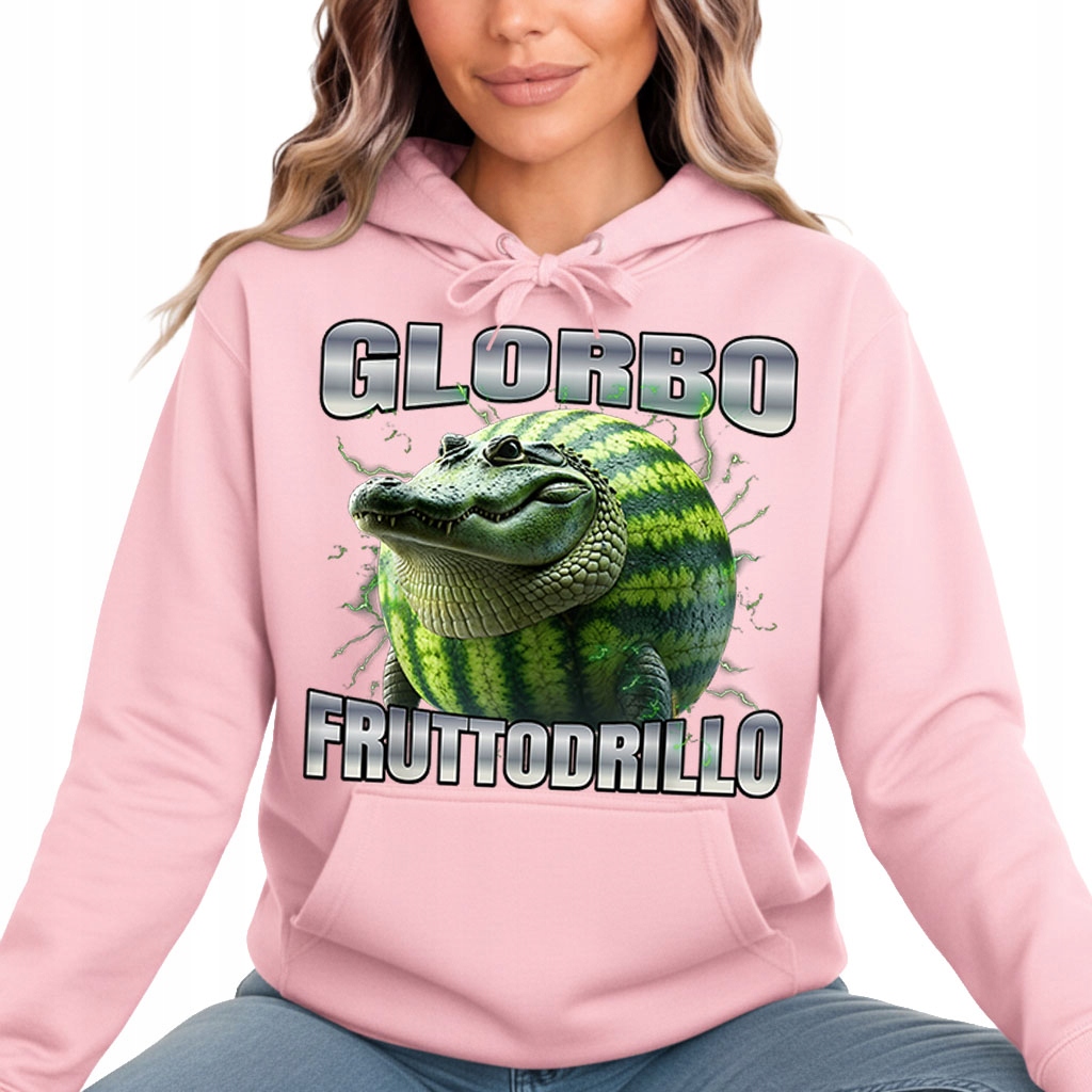 MIKINA GLORBO FRUTTODRILLO BRAIN ROT MEMY MELOUN KROKODÝL DÁMSKÁ M za ...