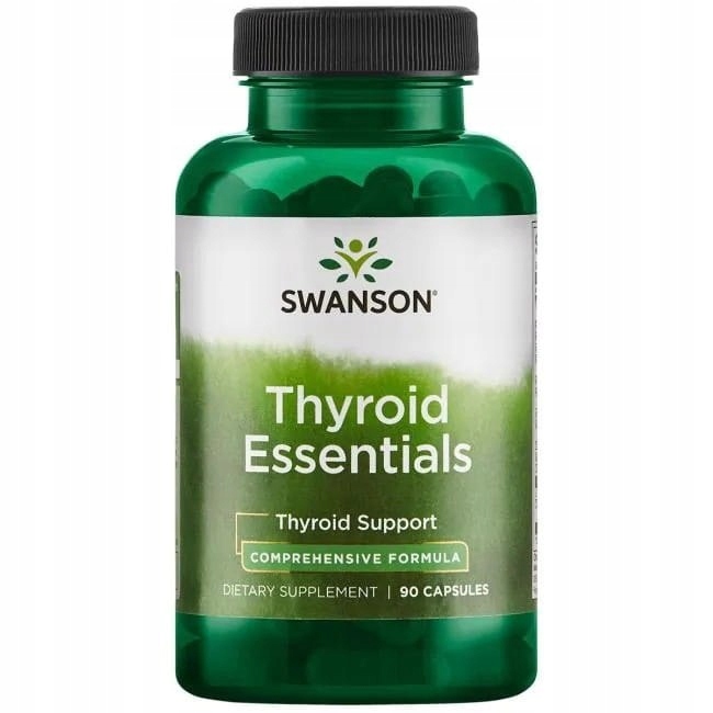 SWANSON Thyroid Essentials (90 kaps.) (087614070384) • Cena, Opinie • Preparaty witaminowo ...
