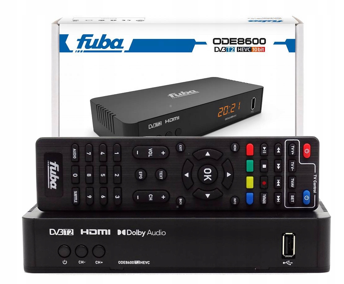 Tuner DVBT/T2 FUBA ODE8600 HEVC 10bit | KúpSiTo.sk - Tovar z Poľska
