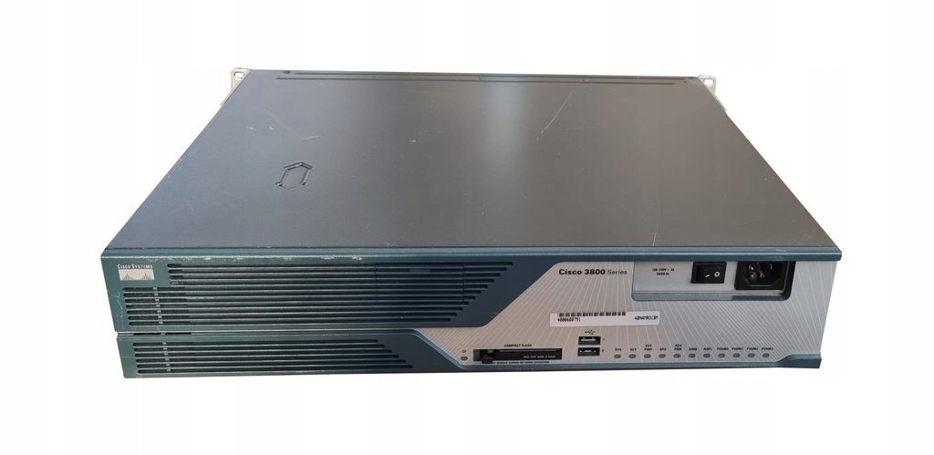 ROUTER CISCO 3825 2x1GB RJ-45 64MB FLASH 2U USZY - Sklep, Opinie, Cena ...