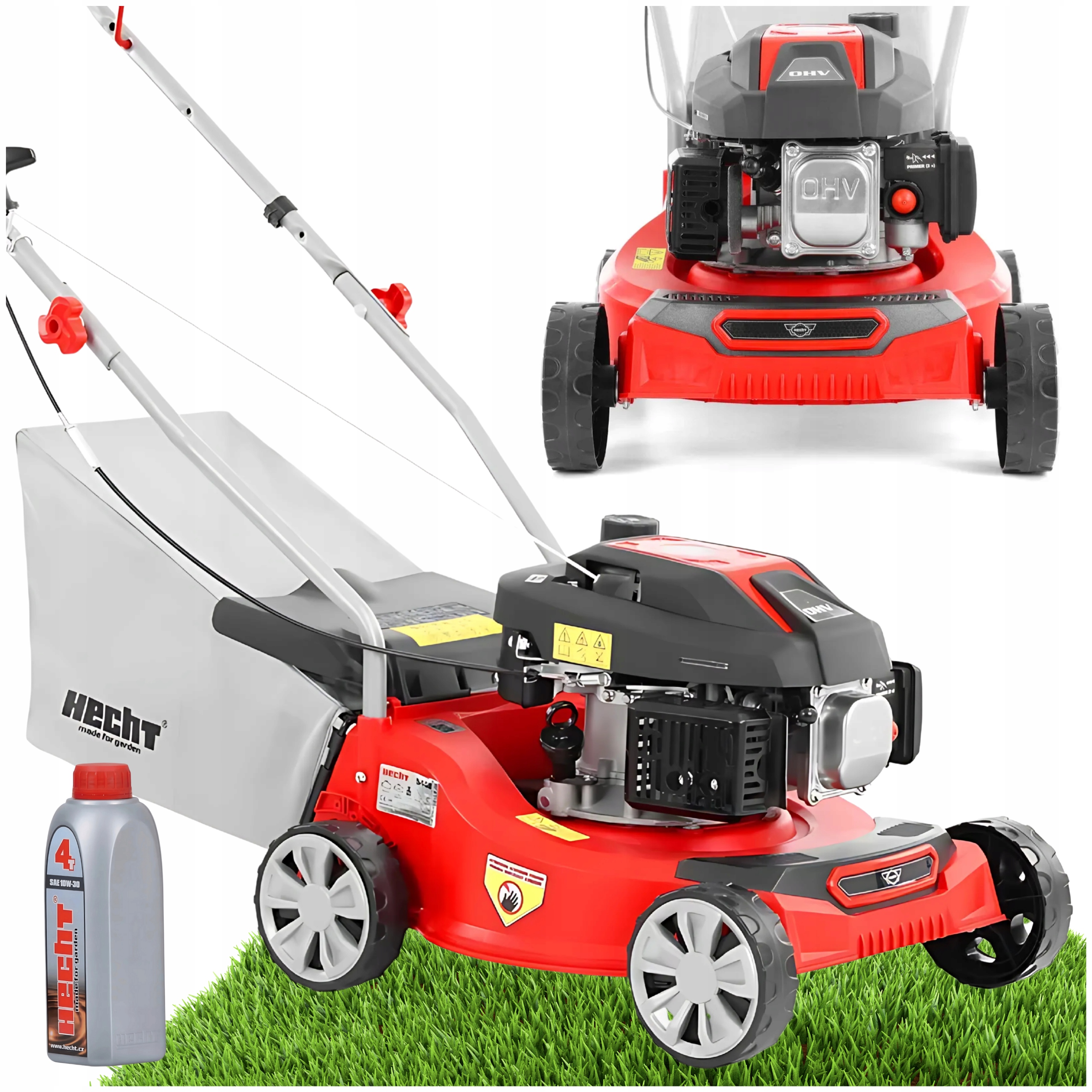 KOSIARKA SPALINOWA DO TRAWY HECHT 5408 LEKKA MOCNA SZEROKOŚĆ 40CM + OLEJ (8596520076271) • Cena ...