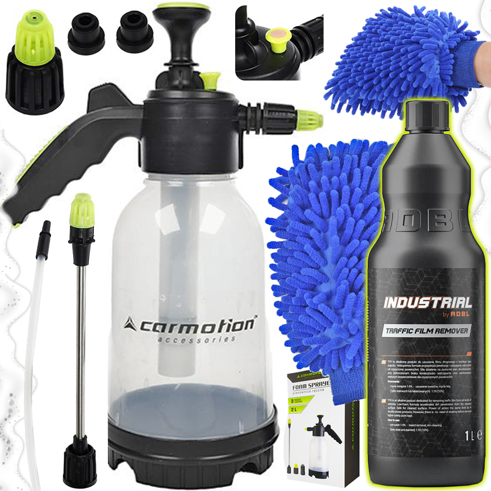 PIANOWNICA RĘCZNA 2L MYCIE WSTĘPNE SAMOCHODU ADBL INDUSTRIAL TFR + RĘKAWICA 5904726830956 za 104 ...