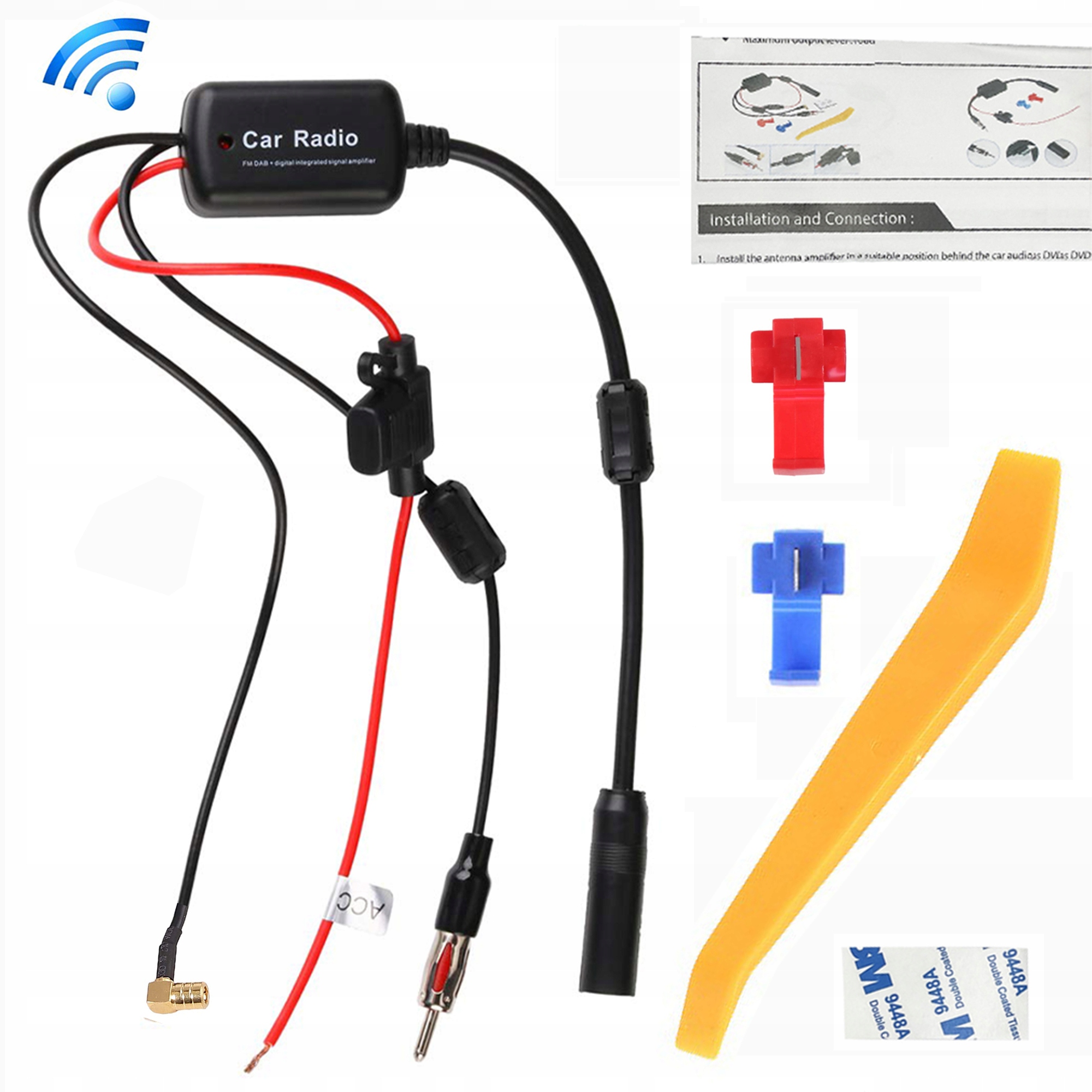 Wzmacniacz Antenowy Sygnału Radiowego AM/FM 12V Antenna-3in1 za 45 zł z ... Wzmacniacz Antenowy Sygnału Radiowego AM/FM 12V Antenna-3in1 za 45 zł z ...