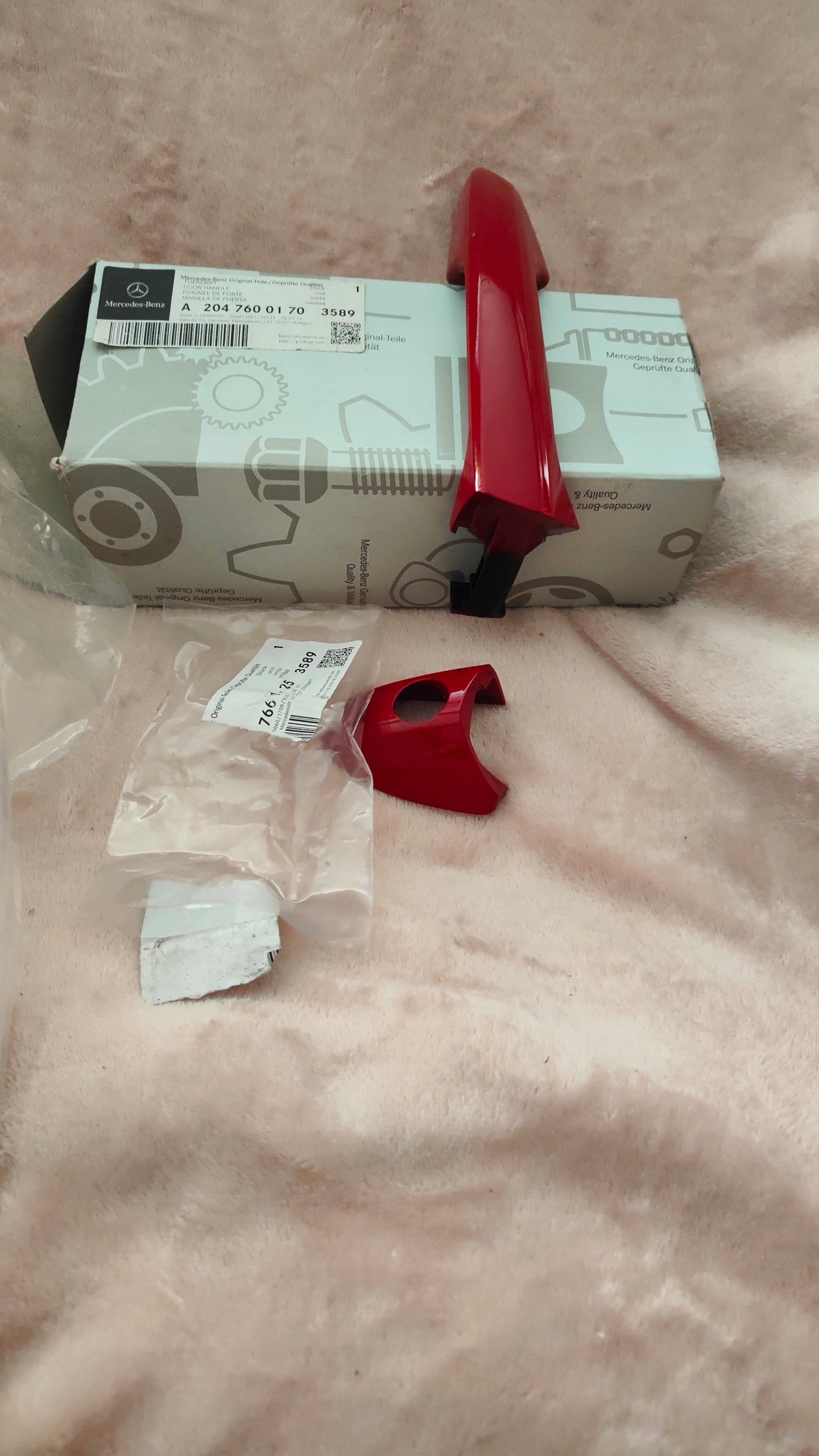 MERCEDES C W204 KLAMKA ZEWNĘTRZNA A2047600170 NOWA Z ZAŚLEPKĄ IGŁA ...