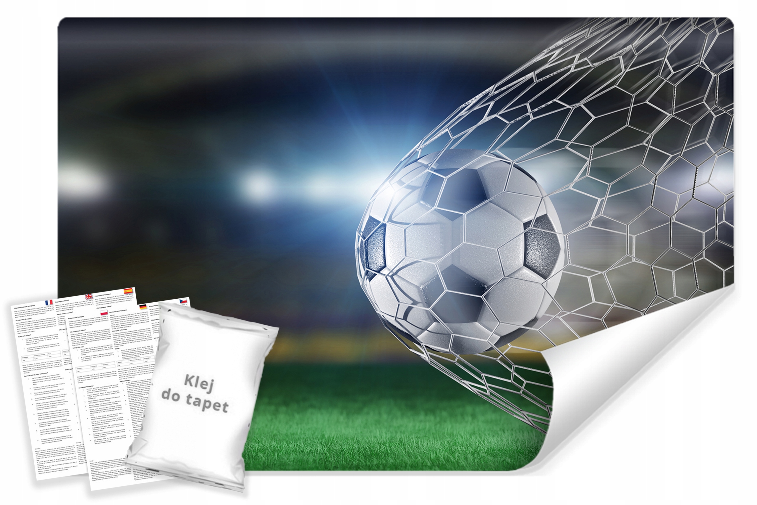 Fototapeta PIŁKA NOŻNA w Bramce Sport 3D 405x270 (MF_1102_VE405-270 ... Fototapeta PIŁKA NOŻNA w Bramce Sport 3D 405x270 (MF_1102_VE405-270 ...