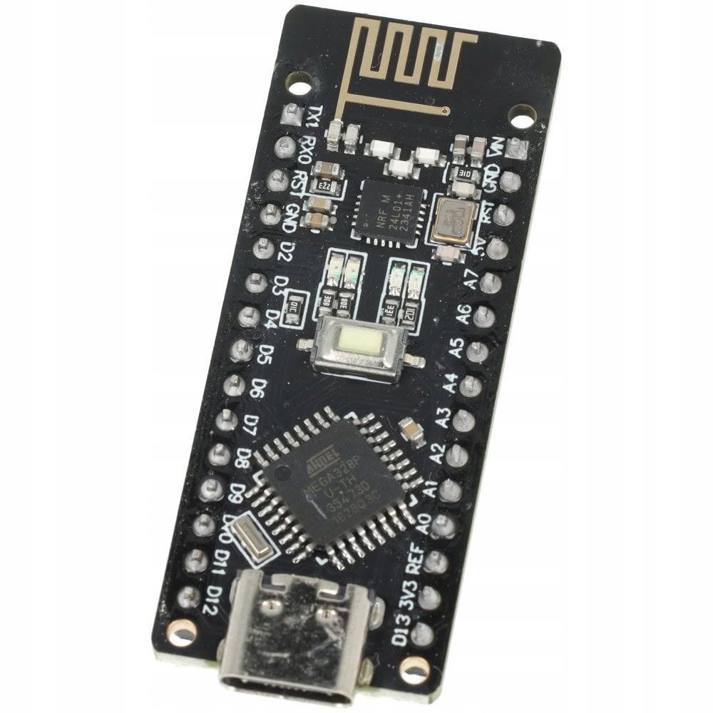 Mikropočítač MSALAMON Nano NRF24L01+ s ATmega328P Nano-RF USB-C - Allegro