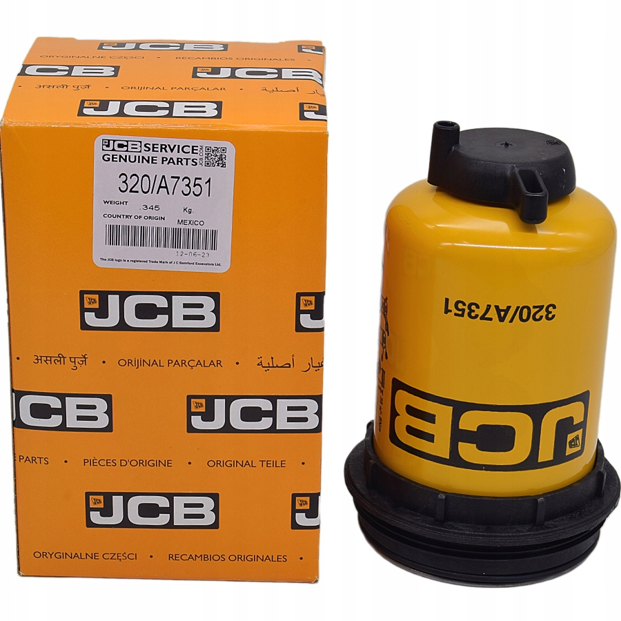 FILTR PALIWA KOPARKO-ŁADOWARKI JCB 320/A7351 ORYGINAŁ • Cena, Opinie ...