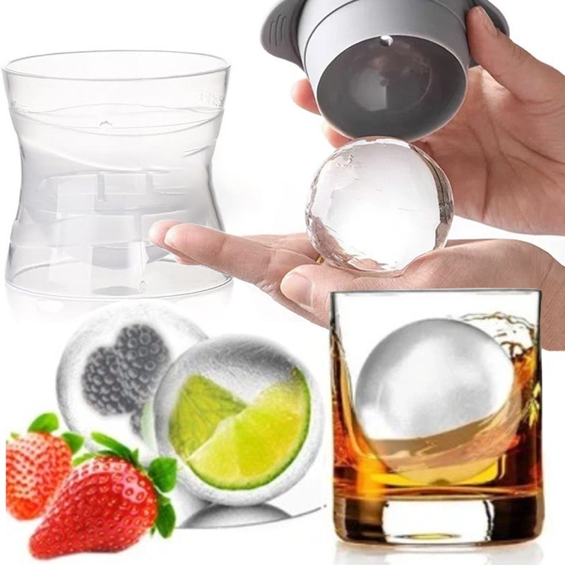 SILIKONOWA DUŻA FORMA DO KOSTEK LODU KULA KULE 6 CM (5904888093633 ...