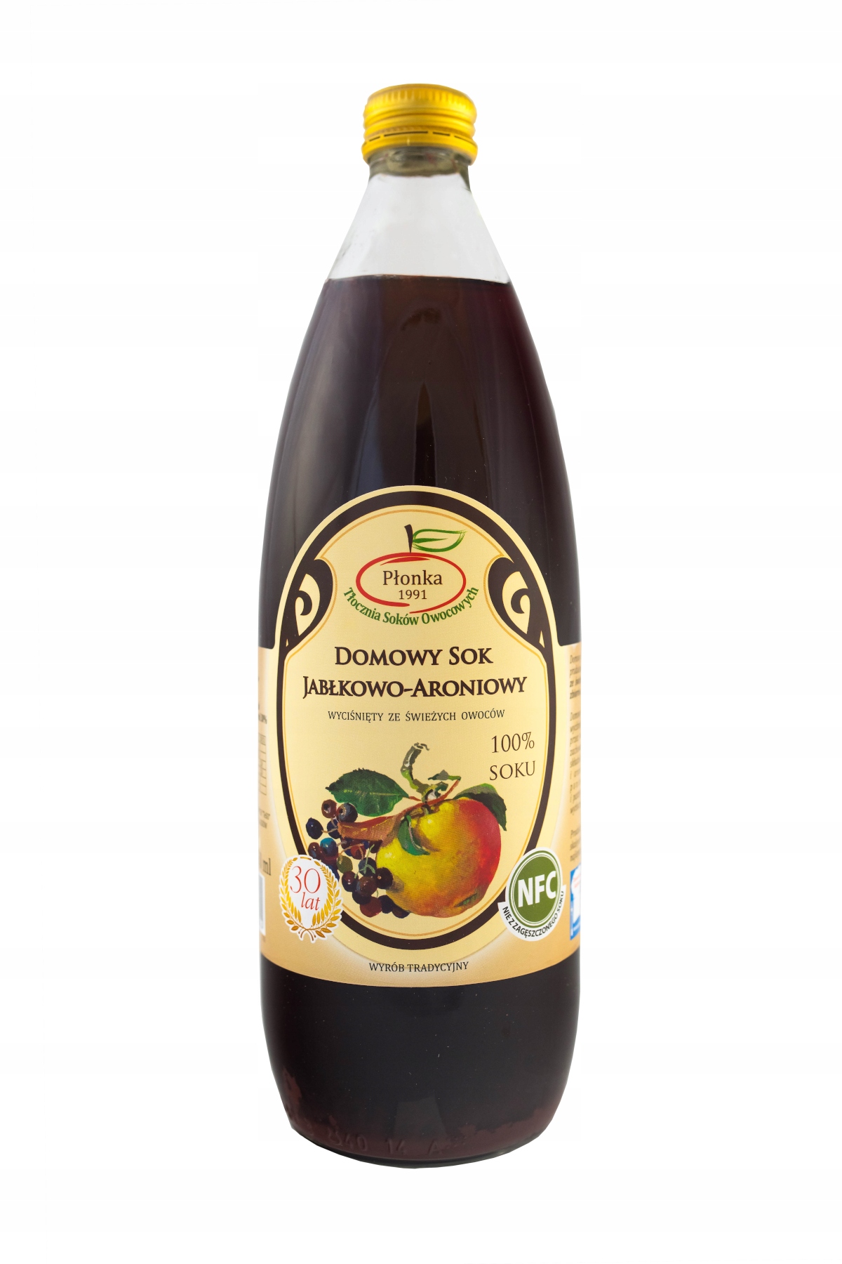 SOK JABŁKOWY Z ARONIĄ 100% TŁOCZONY BEZ CUKRU poj. 850 ml NFC ... SOK JABŁKOWY Z ARONIĄ 100% TŁOCZONY BEZ CUKRU poj. 850 ml NFC ...