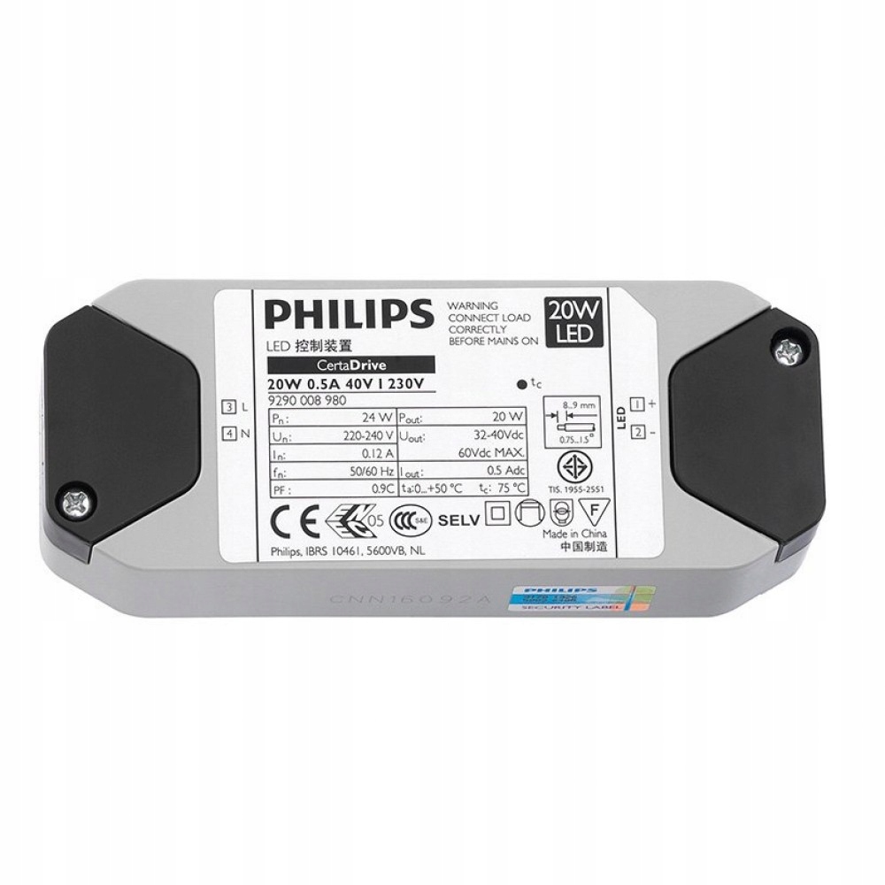 PHILIPS CertaDrive 20W 0.5A 40V LPF I 230V LED - Sklep, Opinie, Cena w ...