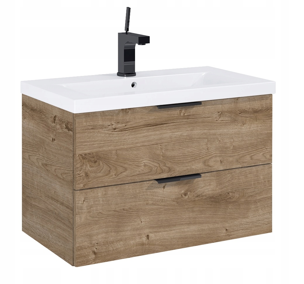 SZAFKA POD UMYWALKĘ ŁAZIENKOWA FRAME 70 CM DĄB (SZAFKA PODUMYWALKOWA DO ...