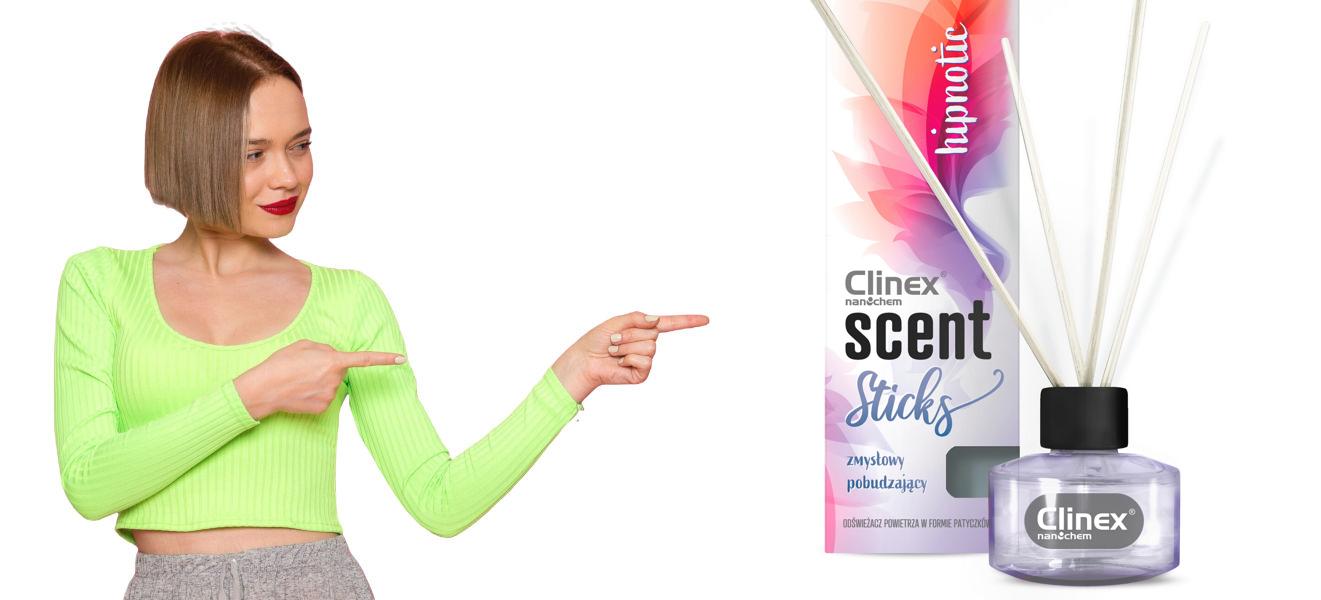 CLINEX Scent Sticks Hipnotic - 45ml - Tyčinky vůně - Allegro