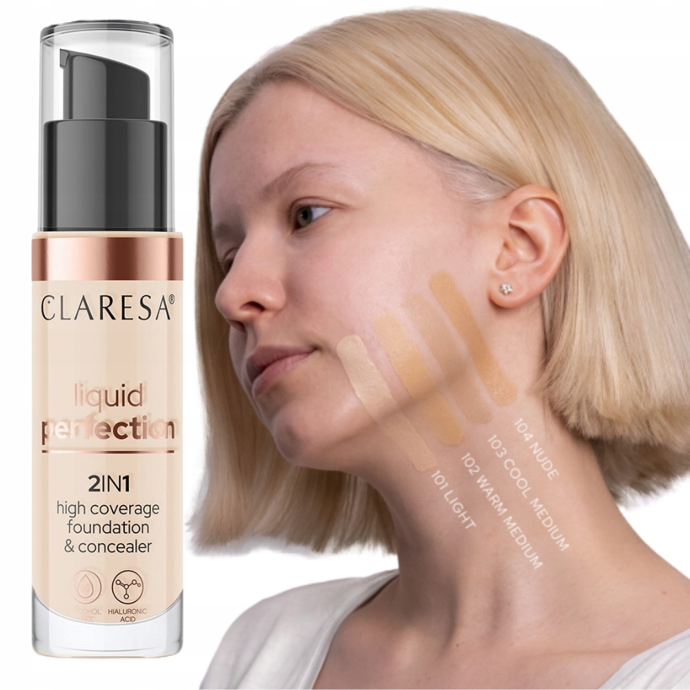 Claresa Liquid Perfection Podkład Kryjący Kolory | Sklep EMPIK.COM