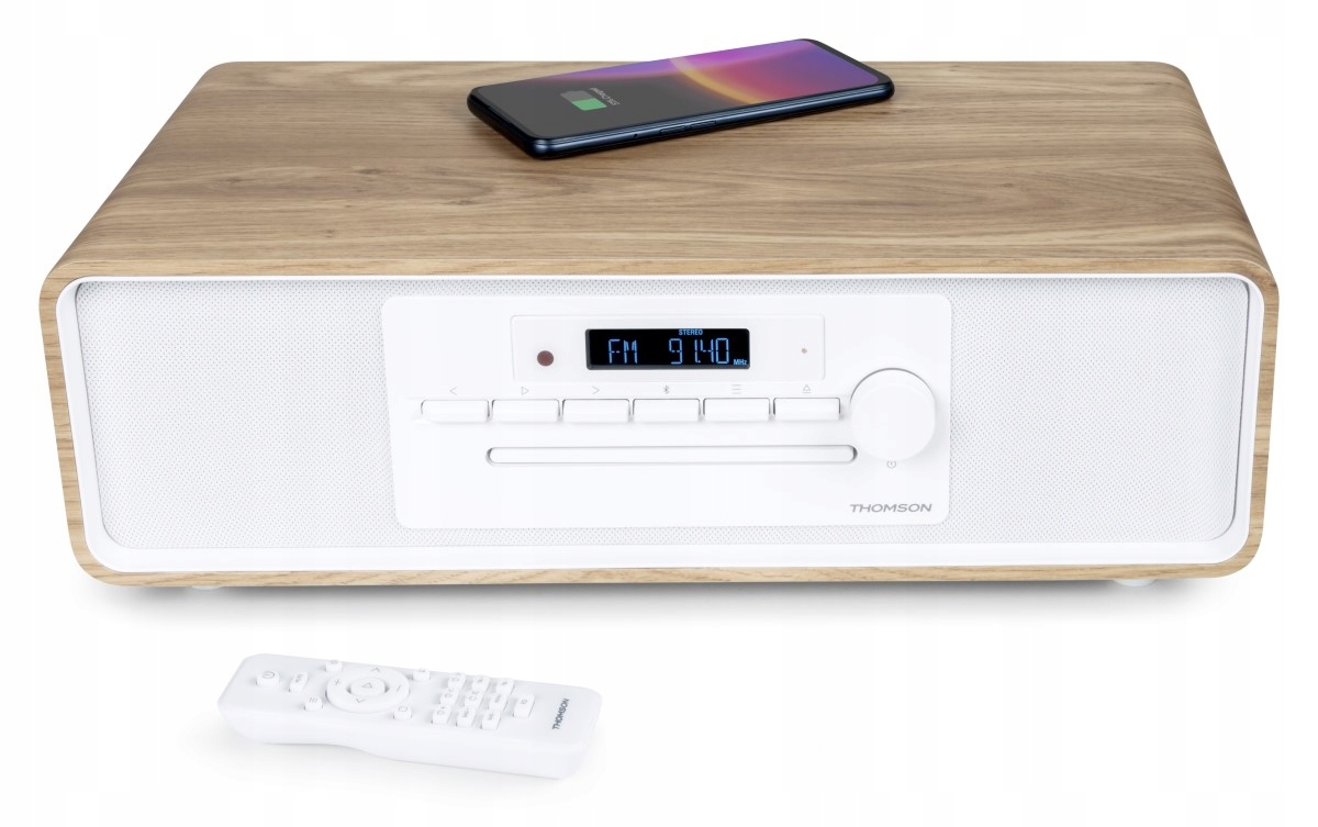 Thomson Mini COSY Veža Bluetooth CD Rádio FM MP3 USB 60W MIC301IBT za ...