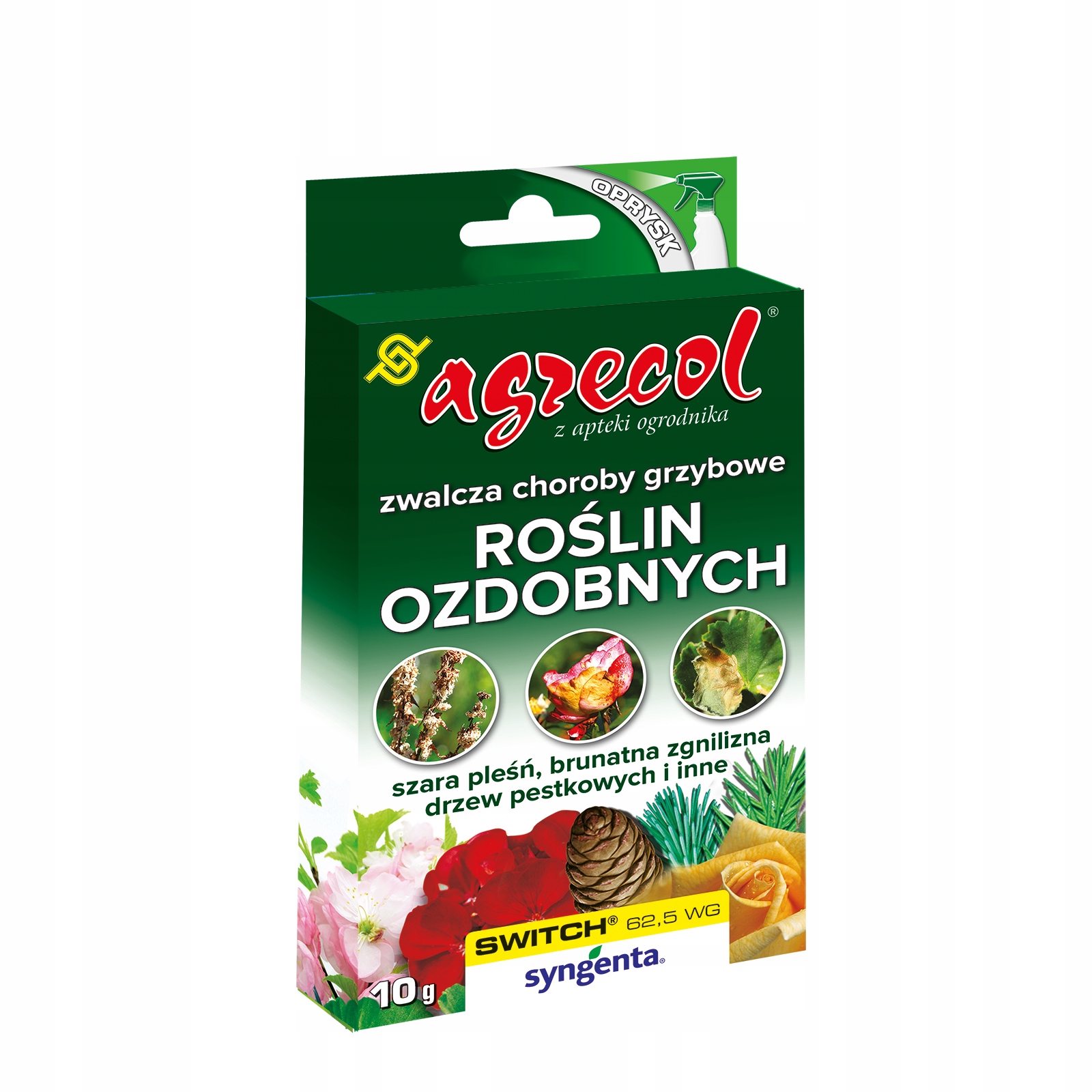 AGRECOL SWITCH 62,5 WG CHOROBY ROŚLIN OZDOBNYCH BORÓWEK TRUSKAWEK ...