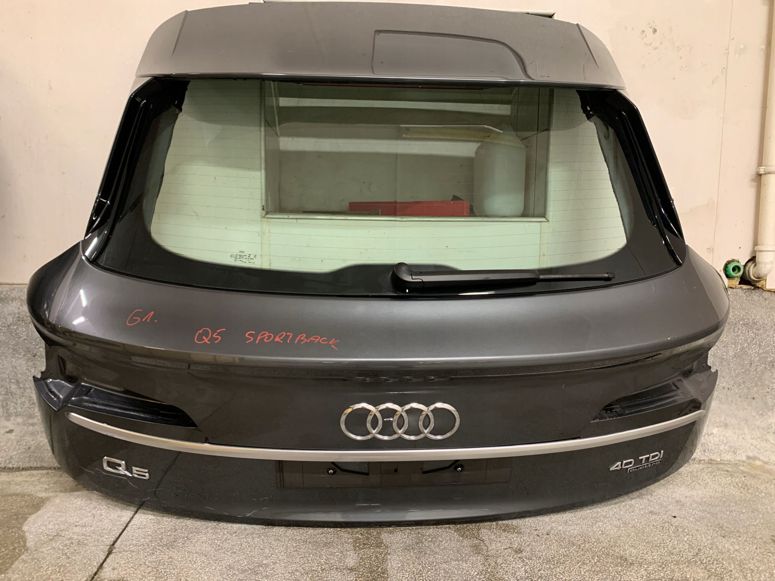 KLAPA BAGAŻNIKA TYŁ AUDI Q5 80F SPORTBACK LIFT za 4999.00PLN z LUBLIN ...