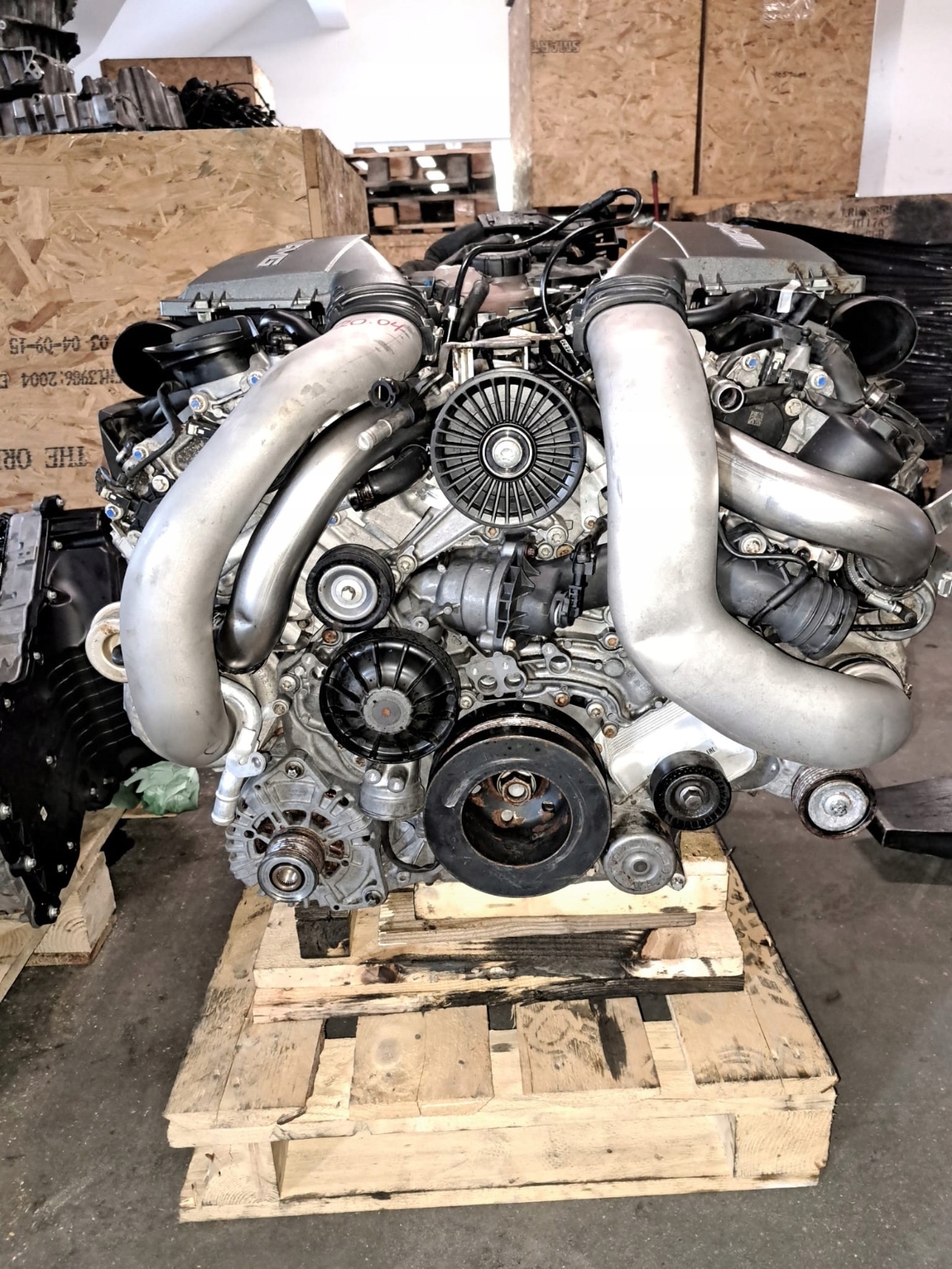 SILNIK MERCEDES S E 157 980 KOMPLET WYMIANA GRATIS za 41000.00PLN z ...