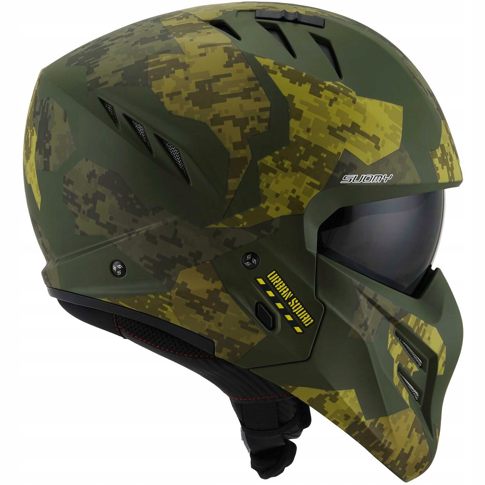 SUOMY KASK ARMOR URBAN SQUAD CAMOUFLAGE MATT ARMY GREEN ROZMIAR L ...