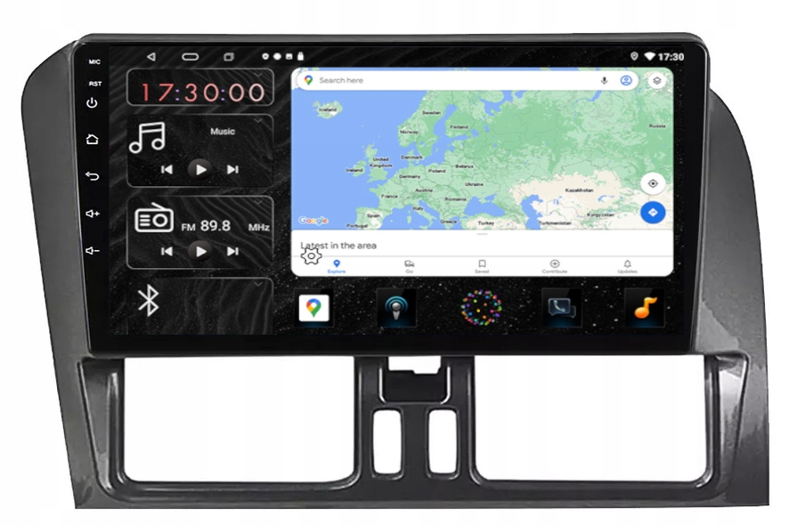 RADIO GPS ANDROID VOLVO XC60 2009-2017 CARPLAY WIFI USB 128GB MODEM SIM ...