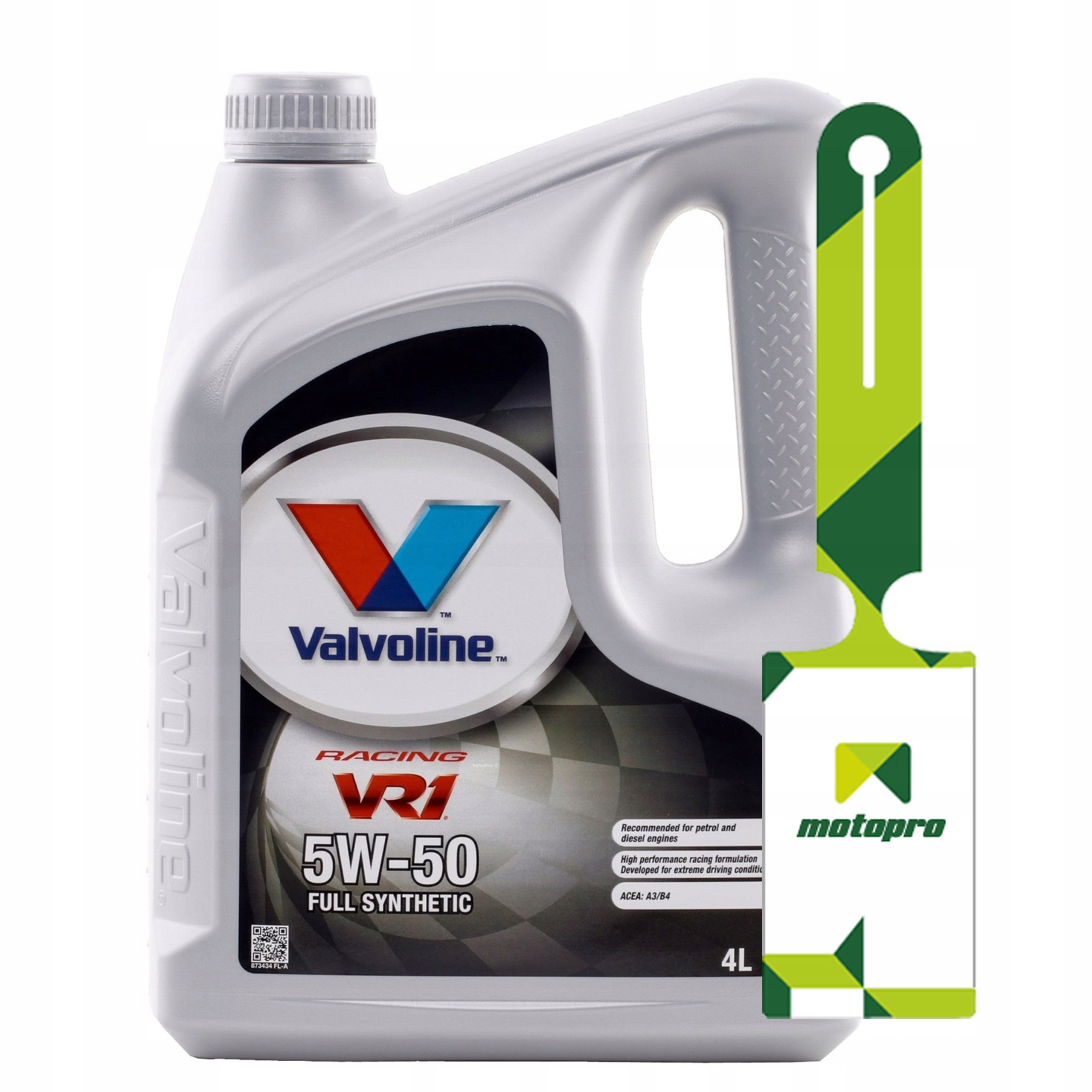 OLEJ VALVOLINE VR1 RACING 5W50 4L 5W-50 + GRATIS 873434 za 129 zł z ...