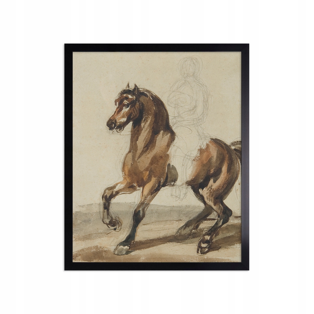 Koń z jeźdźcem Piotr Michałowski z rysunku • Cena, Opinie • Obrazy ...