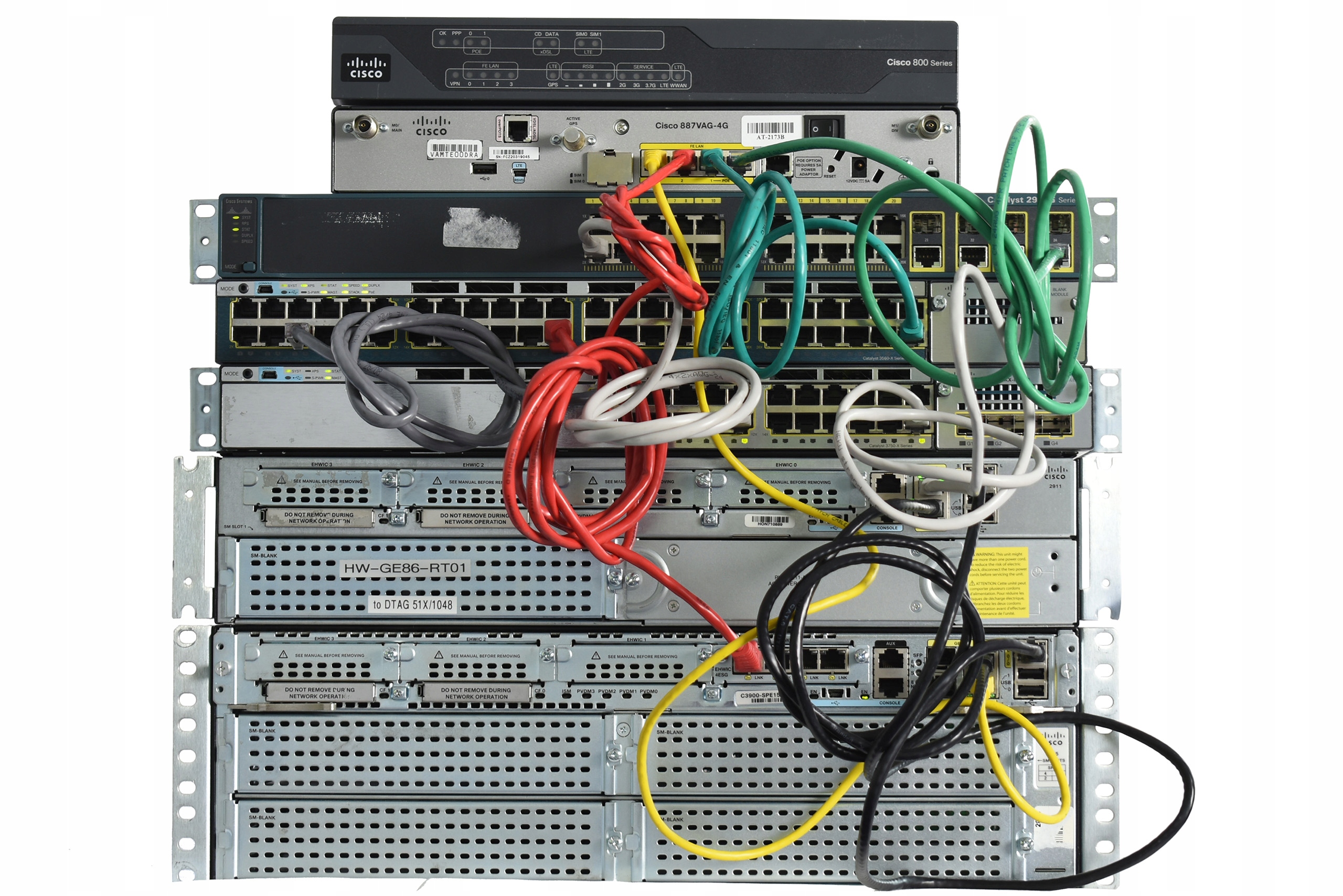 Cisco LAB CCNP RACK v1 + GRATIS 2 x ROUTER Cisco C887VAG-4G-GA-K9 ...