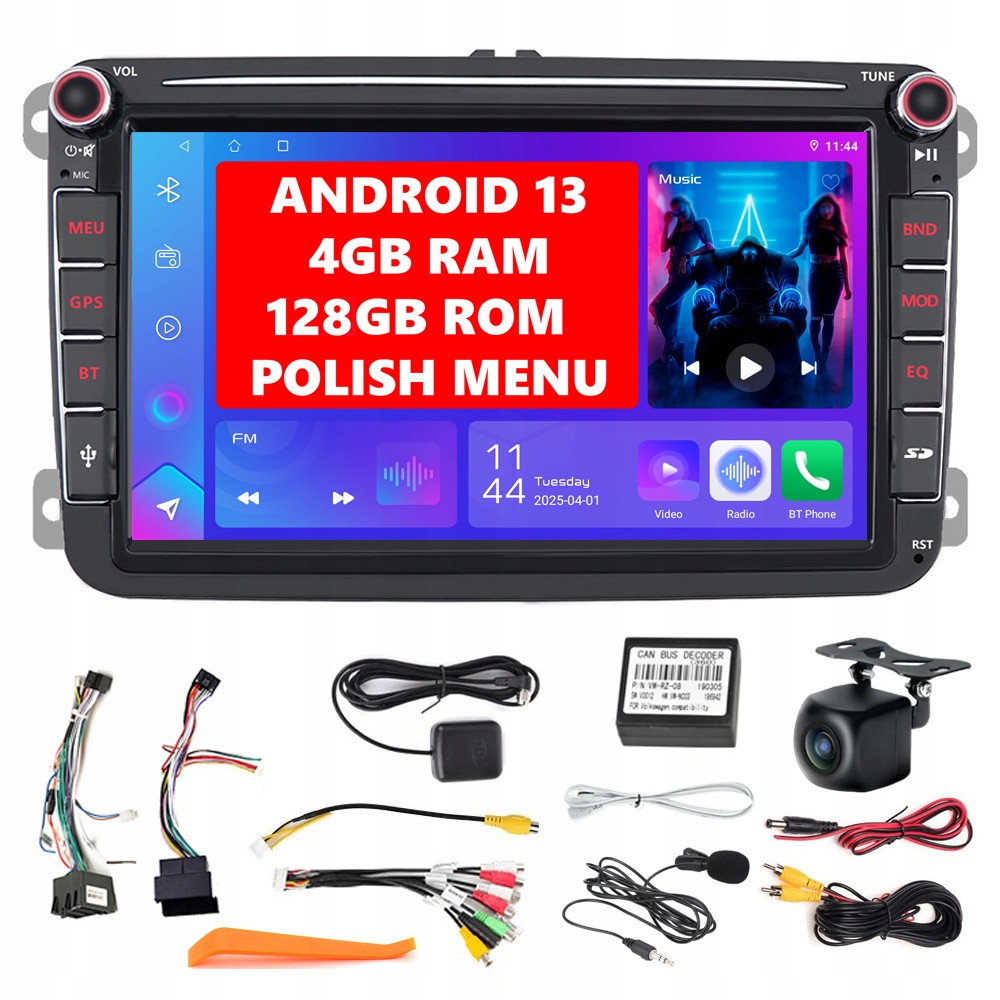 RADIO NAWIGACJA ANDROID 13 VW PASSAT B6 B7 GOLF V 5 VI 6 CADDY T5 4G/128GB - Sklep, Opinie, Cena ...