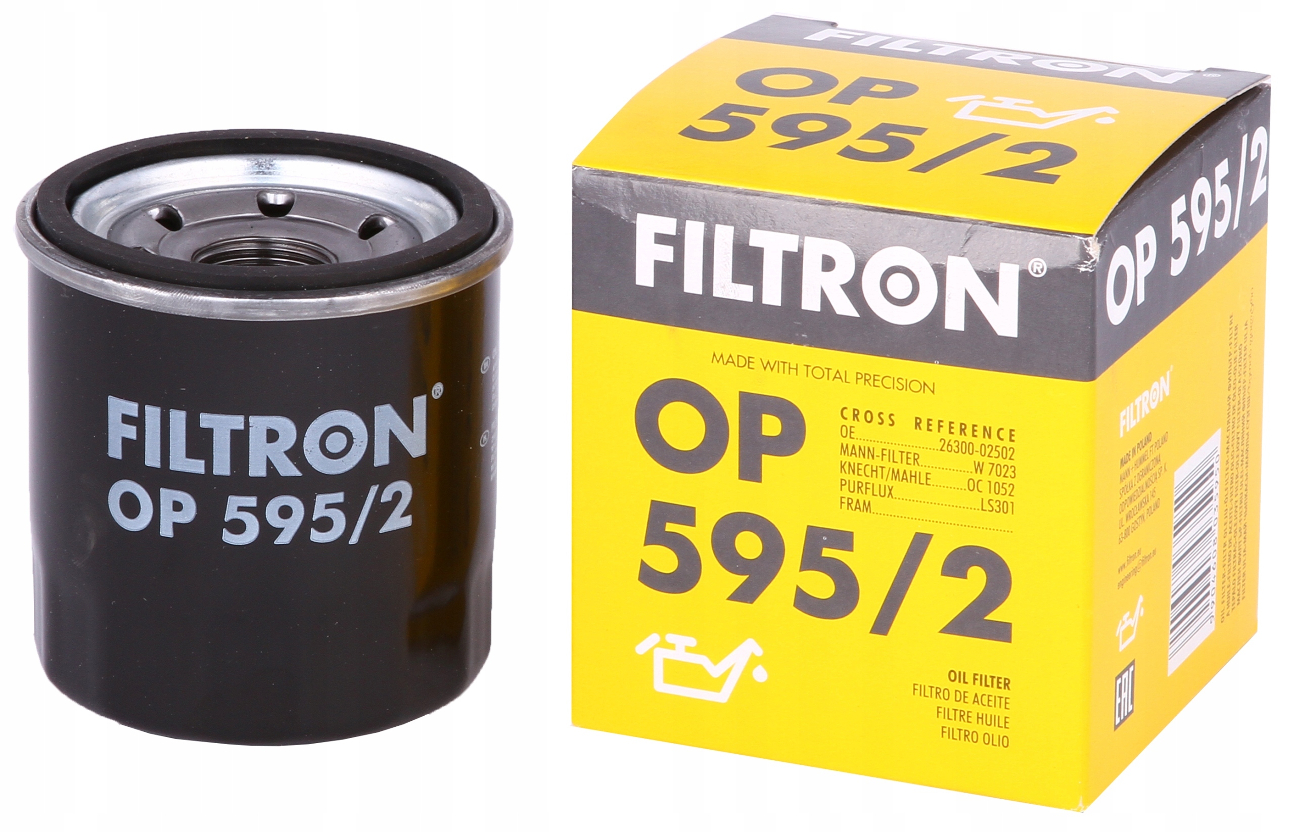 Filtr oleju Filtron OP 595/2 5904608035950 za 15.76PLN z Olsztyn - Allegro - (15626006542)
