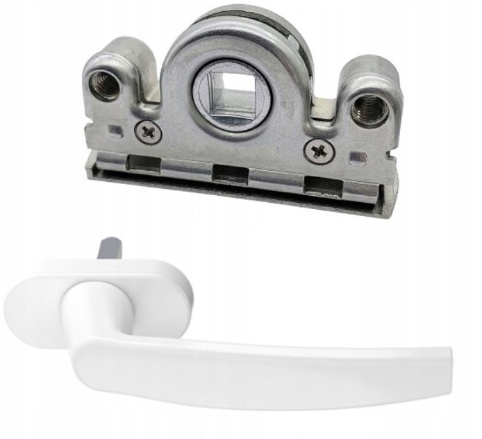 KASETA NAPRAWCZA WINKHAUS + KLAMKA DO DRZWI I OKIEN ORYGINALNY ZESTAW (ZAMEK DO ZASUWNICY ...