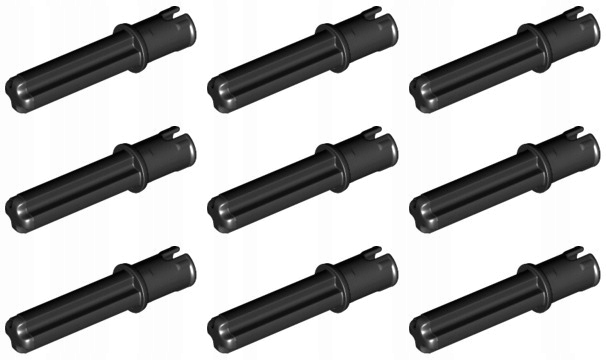 LEGO TECHNIC 18651 OŚ PIN czarny NOWY (3g) 9 szt. • Cena, Opinie ...