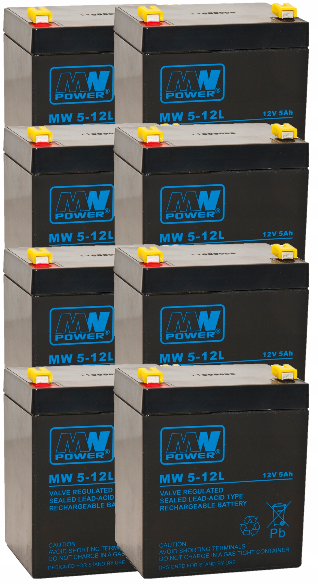 APCRBC152 RBC 152 ZESTAW AKUMULATORÓW PAKIET BATERII UPS APC 8x MW 5 ...